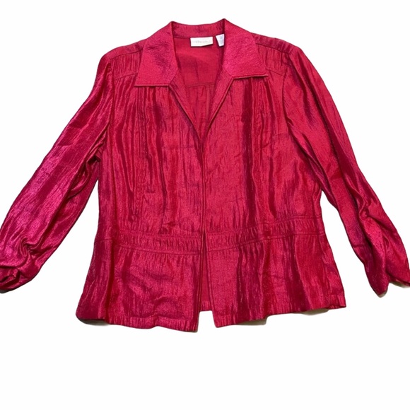 Chico's | Jackets & Coats | Chicos Mid Sleeve Jacket No Buttons | Poshmark